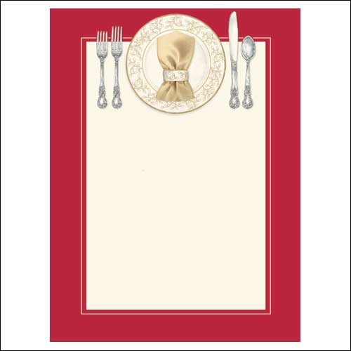 Blank Christmas Dinner Invitations Blank Christmas Dinner Invitations