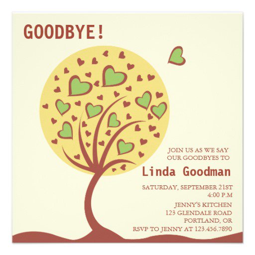 Sample Farewell Party Invitation Sample Farewell Party Invitation