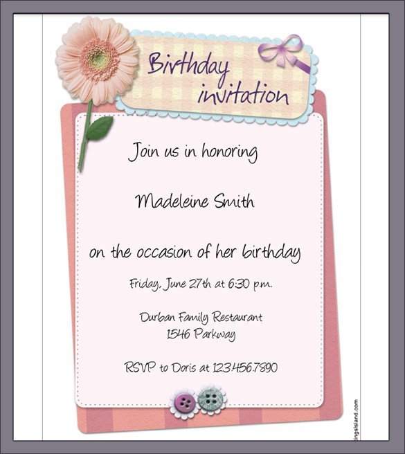 Printable 7th Birthday Invitation Templates - Invitation Design Blog Printable 7th Birthday Invitation Templates - Invitation Design Blog